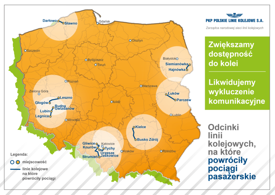 PKP PLK zwiększają dostępność do kolei, a podróżnym zapewniają coraz ...
